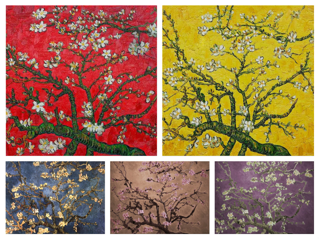 Kindergarten Art Class: Vincent van Gogh "ΑΝΘΙΣΜΕΝΗ ΑΜΥΓΔΑΛΙΑ"