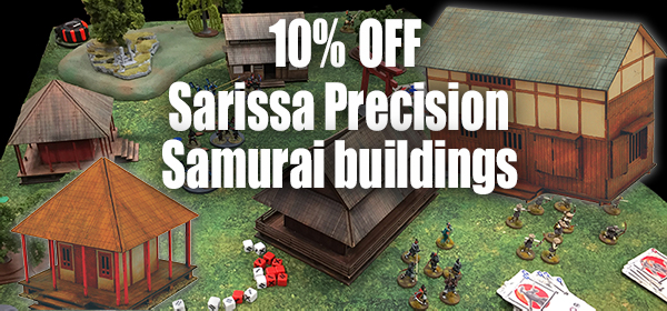 Wargame News and Terrain: Warlord Games: Sarissa Samurai Buildings 10% ...