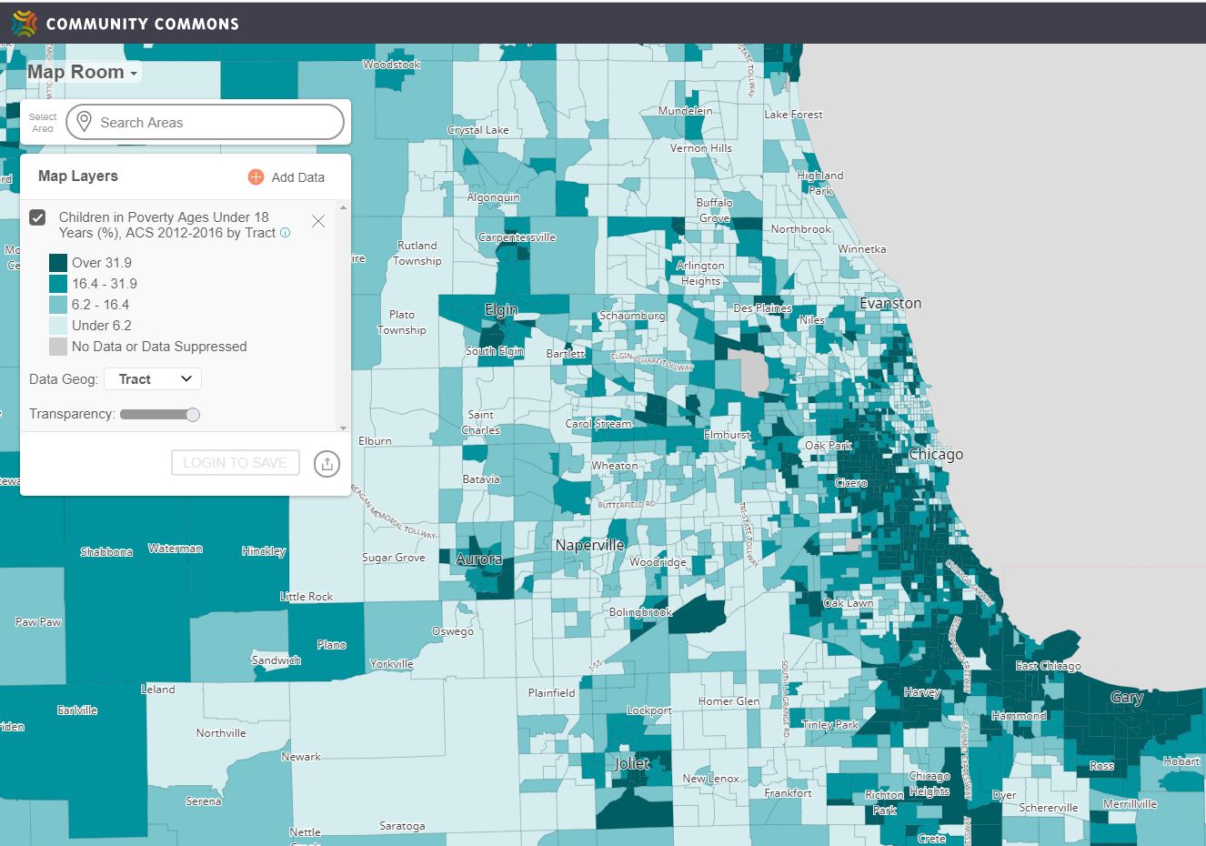Mapping For Justice: Youth in Poverty - Chicago Region