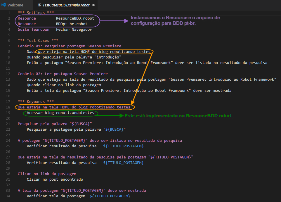 Season Tutoriais - Ep. 04: Escrevendo os testes com BDD [gherkin style]