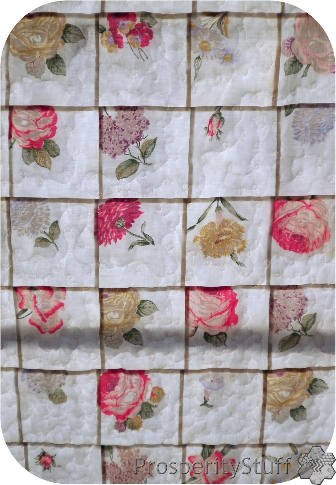 ProsperityStuff Quilts: Floral Window Quilt