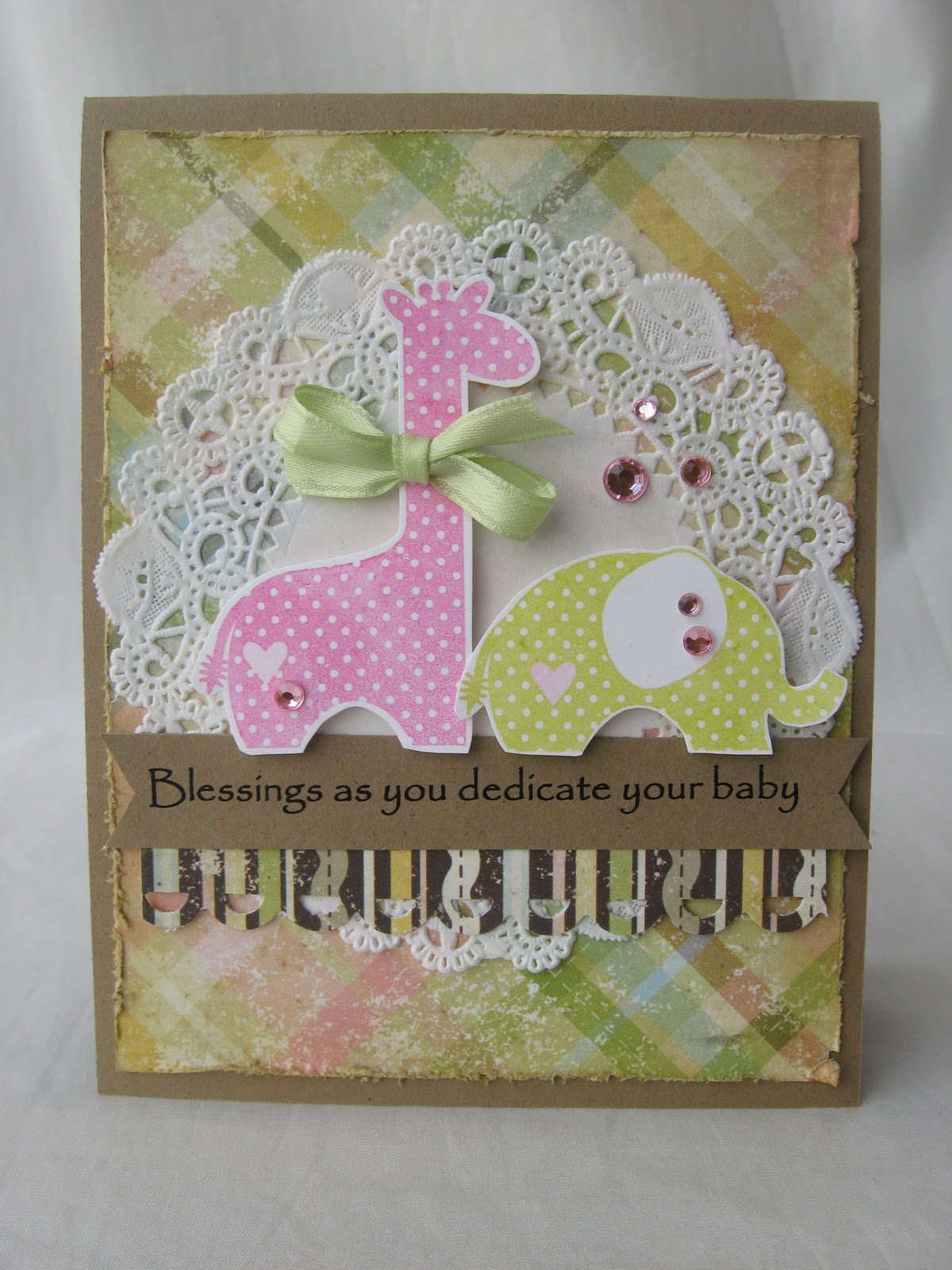 Crafty Girl Designs: Baby Dedication Cards!