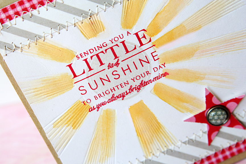 Homespun with Heart: Well, hello sunshine!
