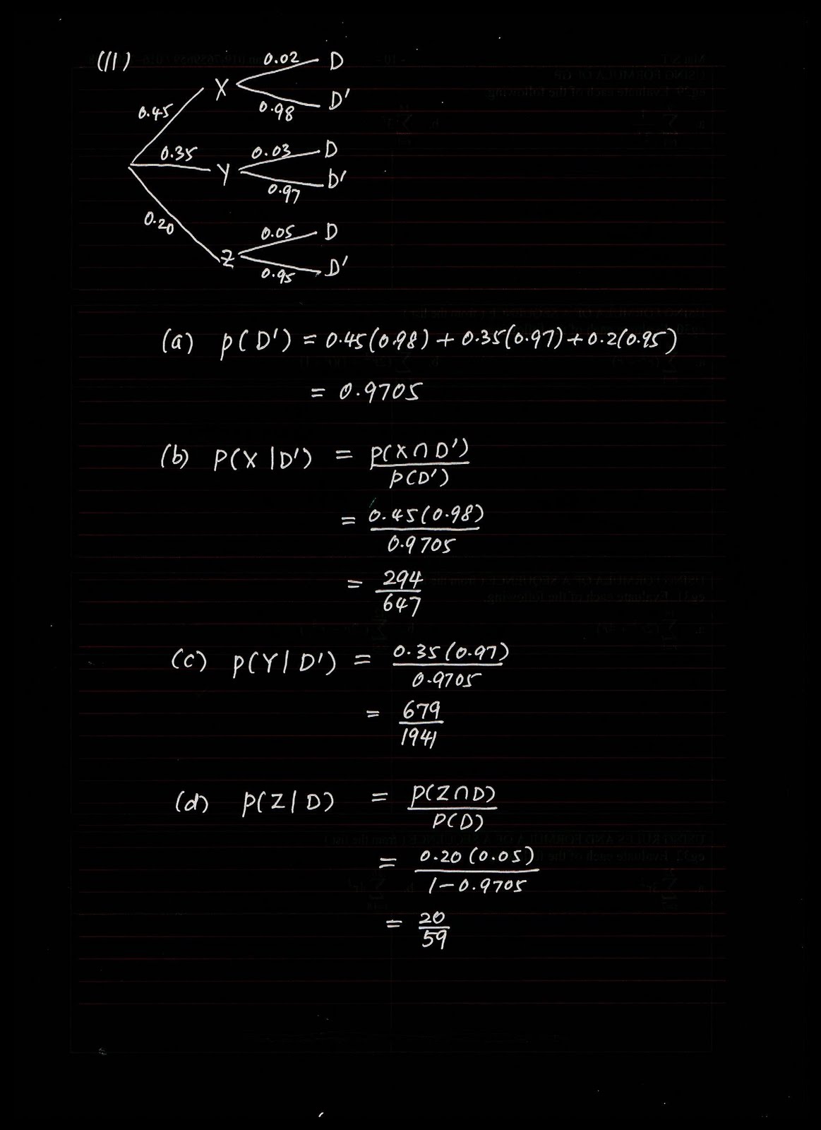 Stpm Mathematics T: PROBABILITY
