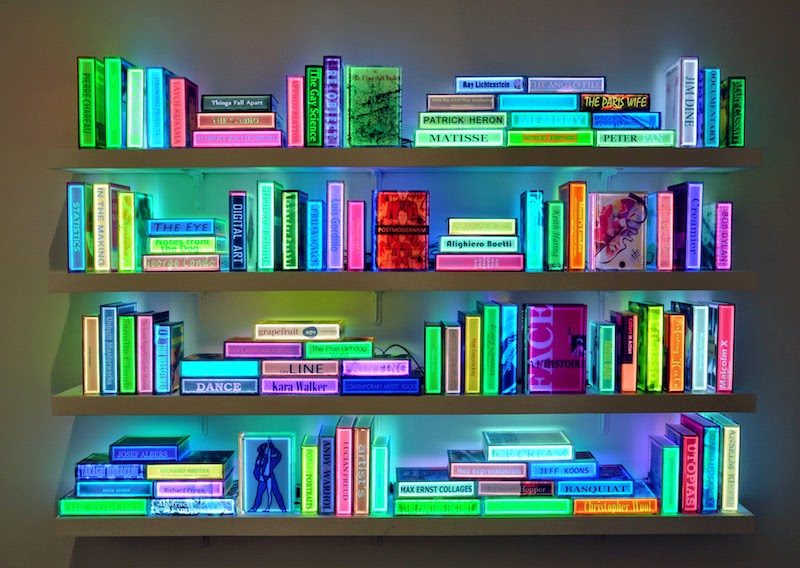 The Frivolous Bibliophile: Airan Kang's Neon Light Books