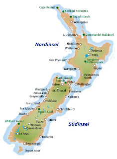 Tessa in Neuseeland: Neuseeland im Überblick