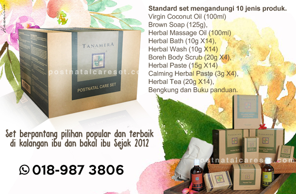 TANAMERA | Set Berpantang | Post Natal | Beli Online Kurier Dan COD ...