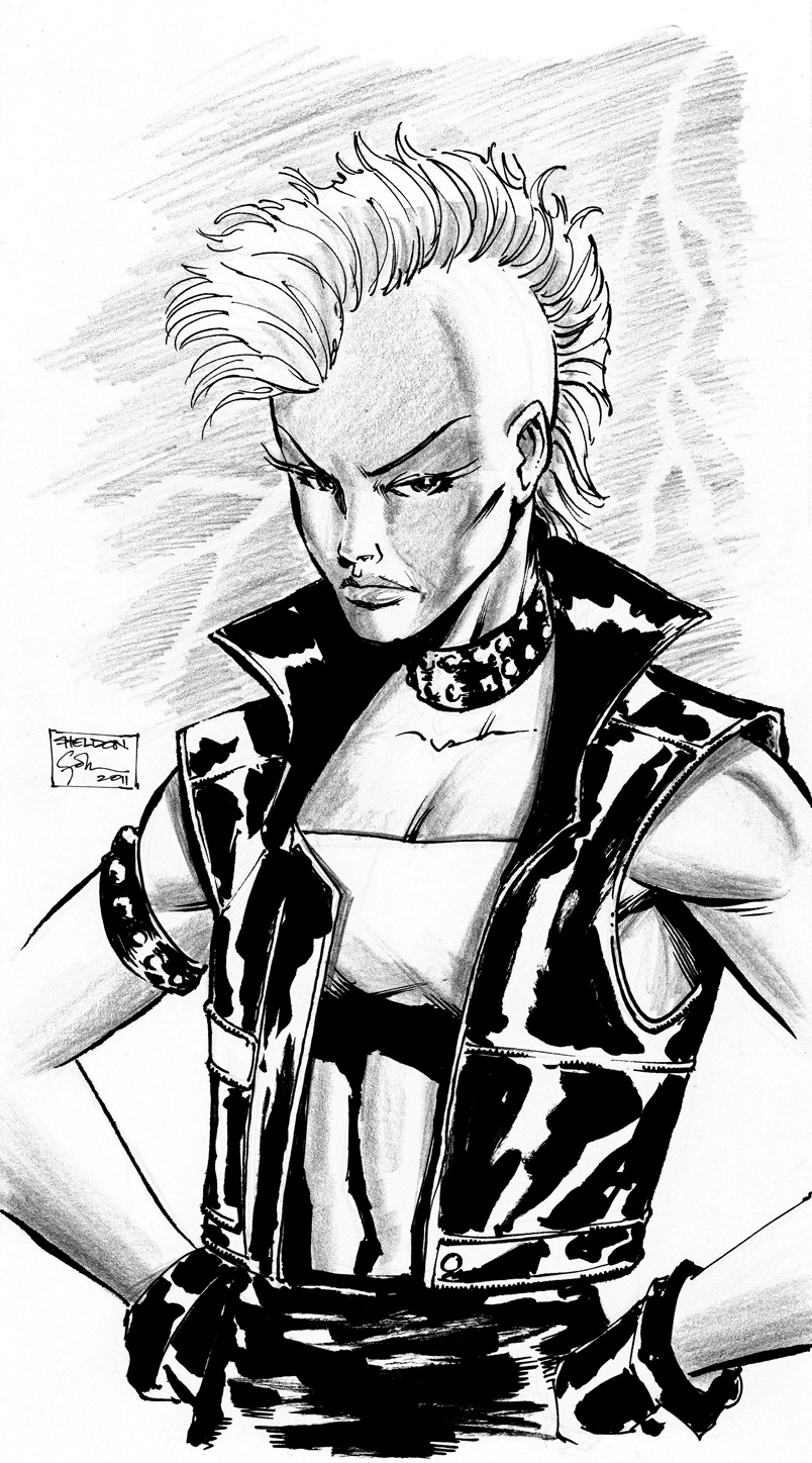 DrawLAAHHH: 80's X-Men catch-up: Storm by Sheldon Goh