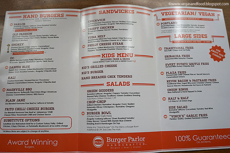 Burger Parlor - Fullerton - Vegas and Food
