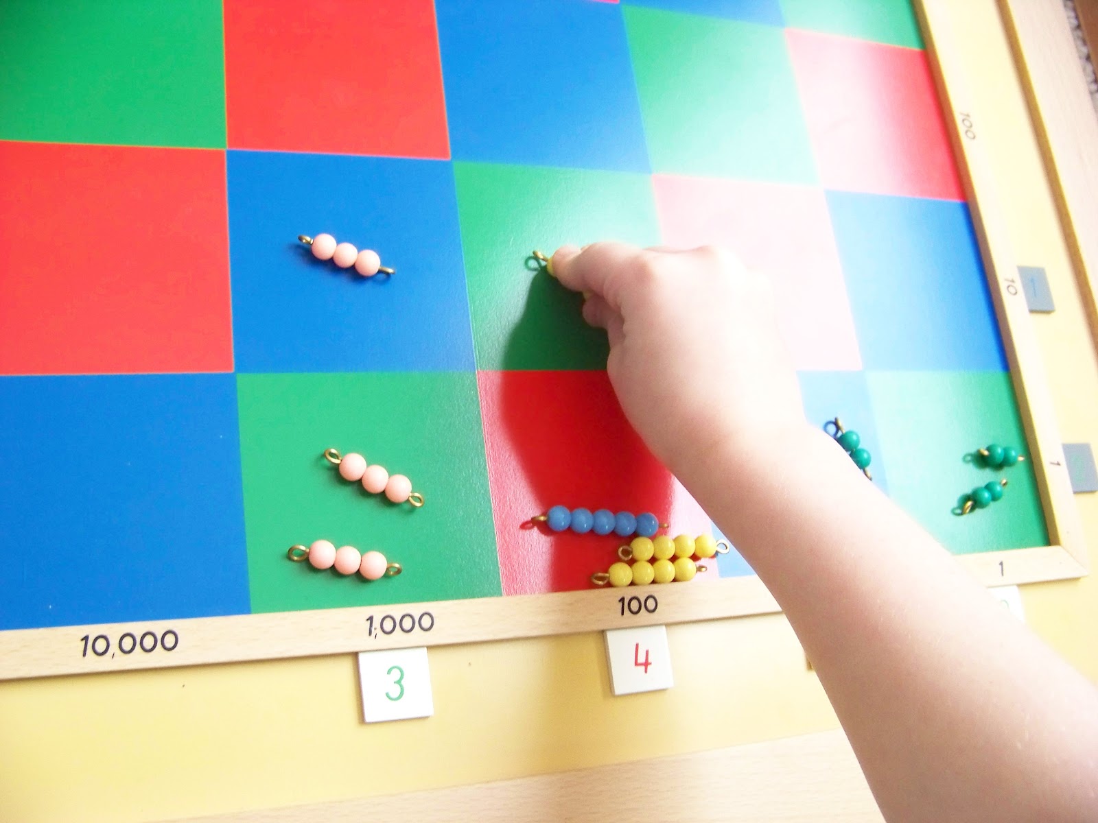 George Family - Montessori At Home: Checkerboard Multiplication - 2 ...