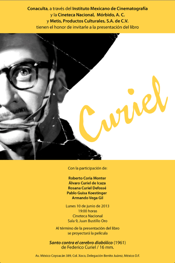 Horroris causa: Presentación de "Curiel".