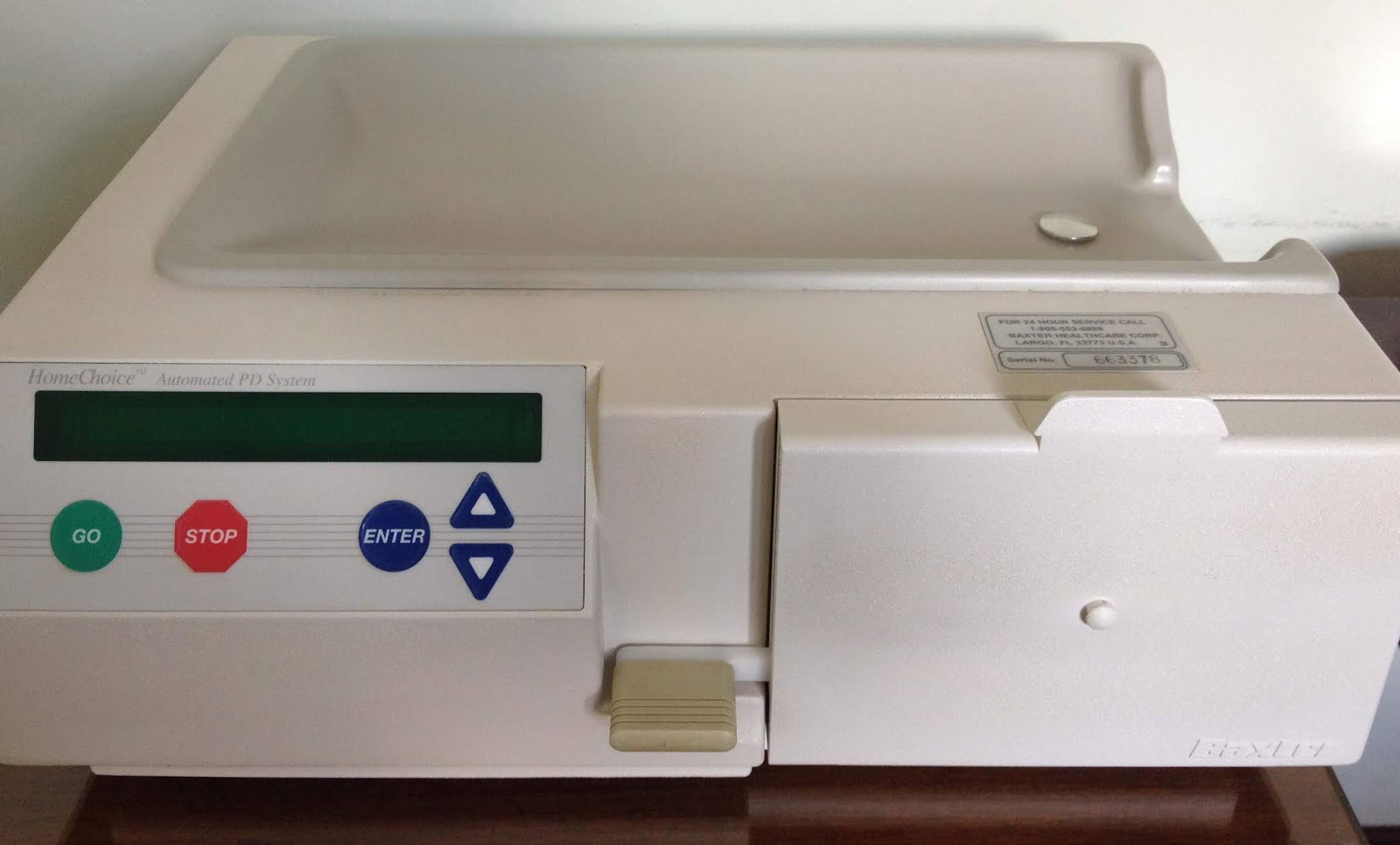 Alarmes da Cicladora HomeChoice Baxter