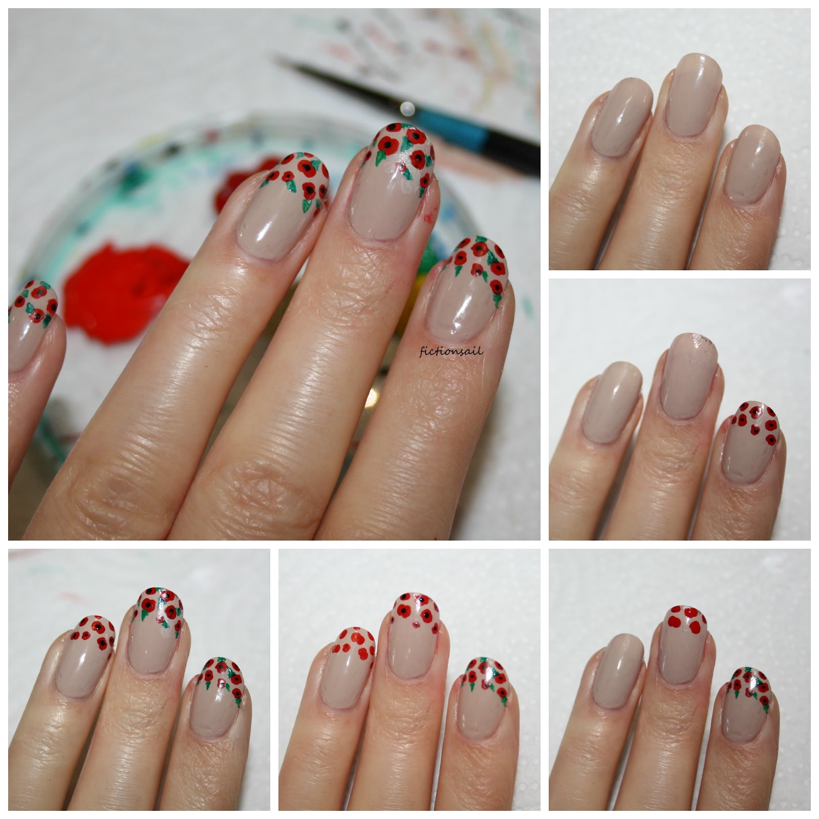 Remembrance poppy nail art - nipodbridge