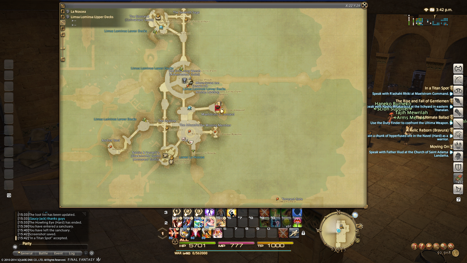 Final Fantasy XIV - A Realm Reborn: In a Titan Spot (The Navel Hard Trial)