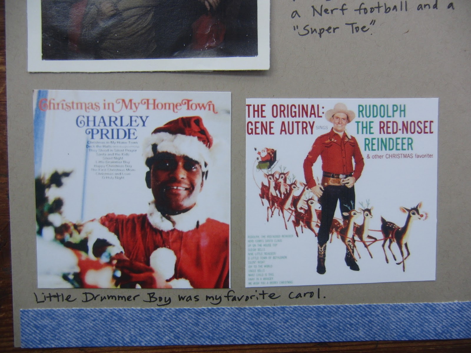 Simple Stamping Tips: Childhood Christmas Scrapbook Page