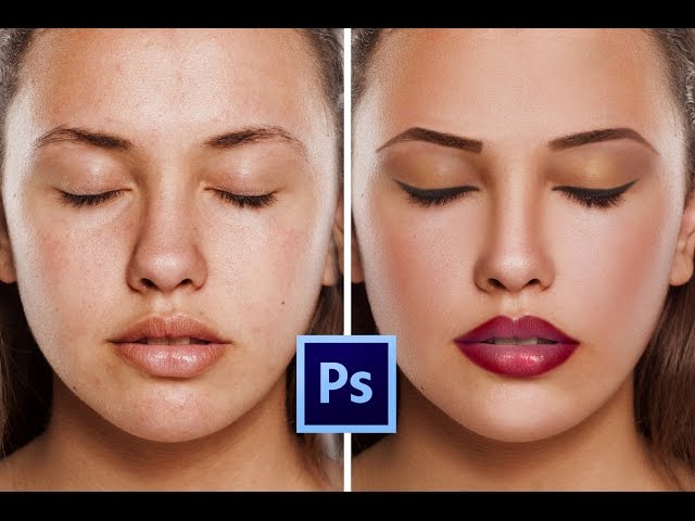 How to retouching Skin & make makeup Easily