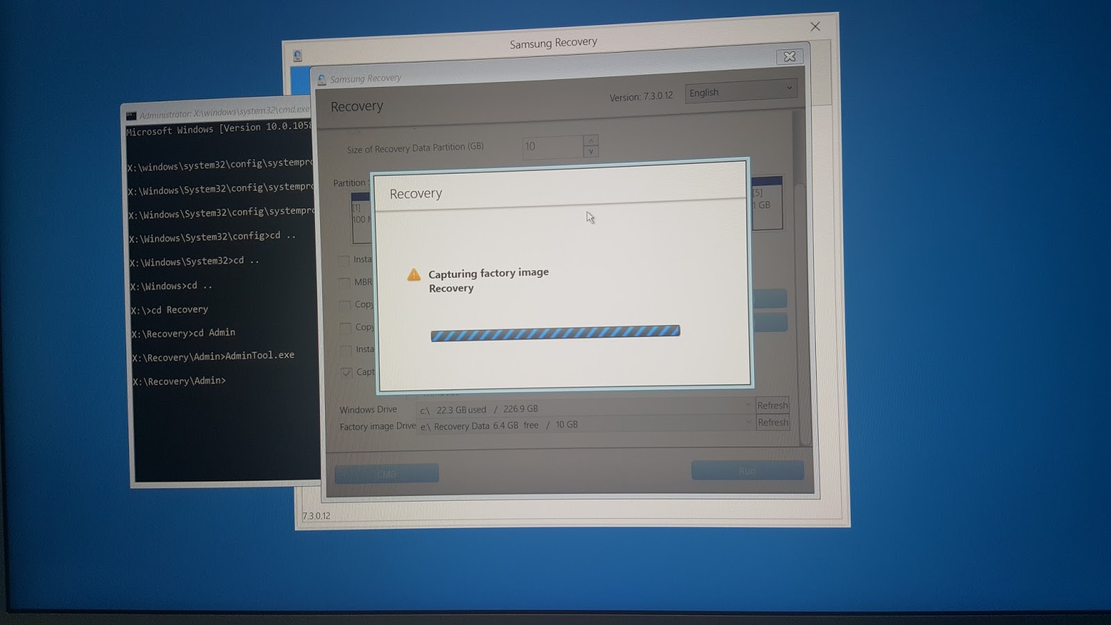 The Universe: Admin tool_Samsung Recovery Solution 7(SRS7)삼성 노트북 복구영역 ...