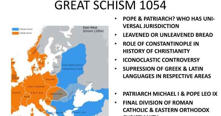 The Way : Christian Ed. & Talk: Church History - The Big Split of 1054