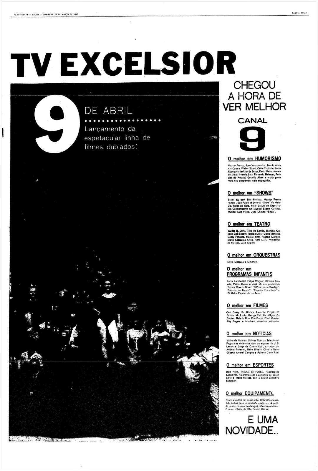 Brazilian Pop: TV Excelsior Canal 9 - São Paulo