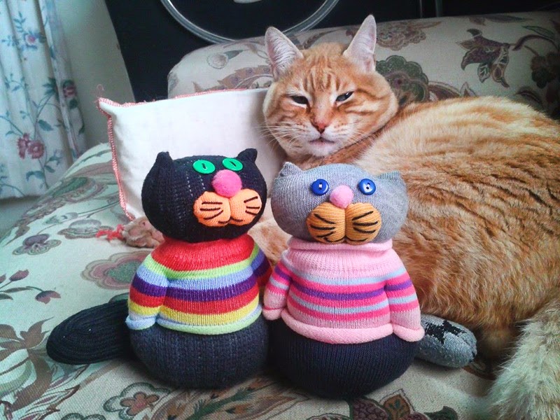 MISS BASURITAS: Gatitos de Calcetines