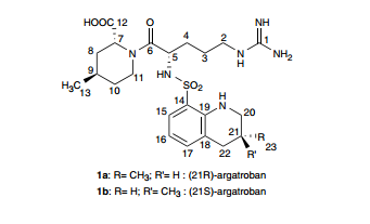 ORGANIC SPECTROSCOPY INTERNATIONAL: ARGATROBAN