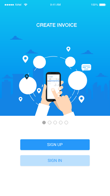 Lead UI/UX: UX/UI E-billing Splash Design