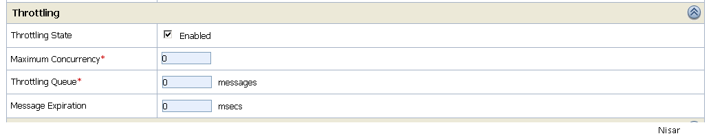 Oracle Service Bus Service Throttling