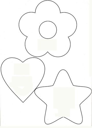 Moldes de feltro para imprimir - Ver e Fazer