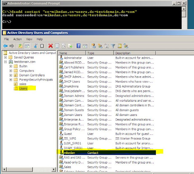 Tech Blog: What are the DS Commands ? How it works in Active directory.