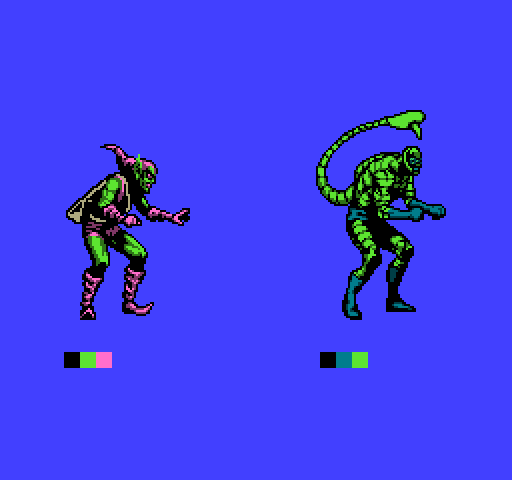 Macbee: Green Goblin and Scorpion (Spider-Man the Videogame) Sprite ...