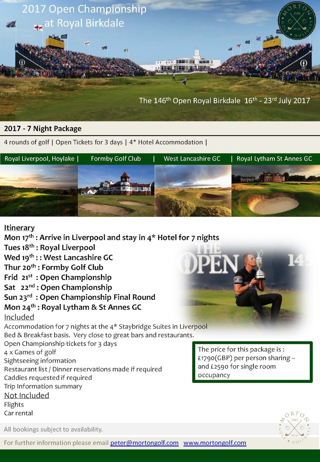 Scottish Golf Tour Operators' News: Morton Golf Open Championship ...