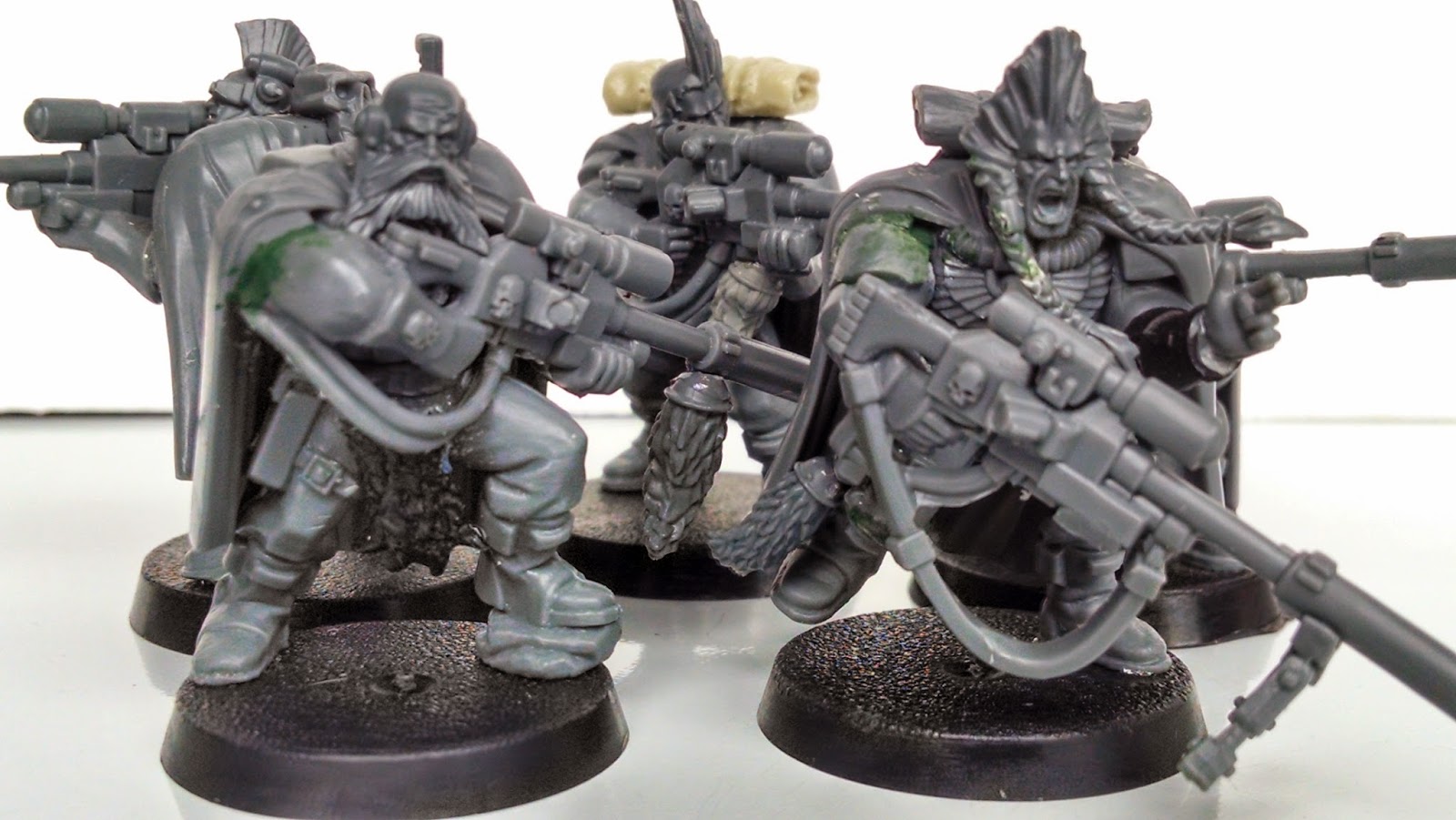 ASTRA CHAOS WOLF: 40K HOBBY PROGRESS: Wolf Scout Sniper Pack - Part I