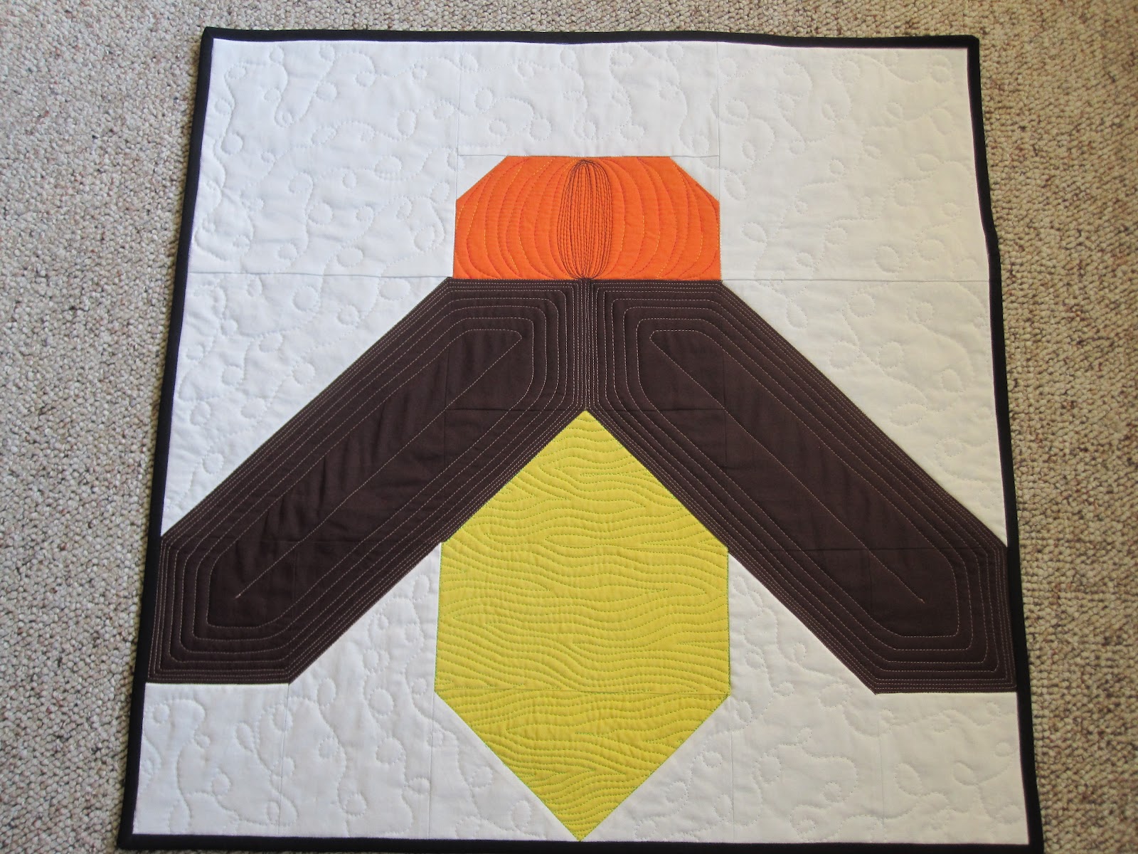 Becky's Blabber: Friday Finish: Firefly Mini-Quilt