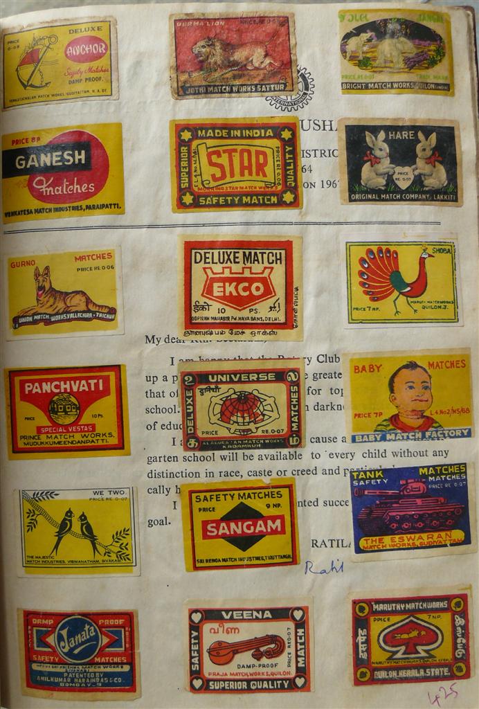 ``Mysurean Musings: Matchbox labels