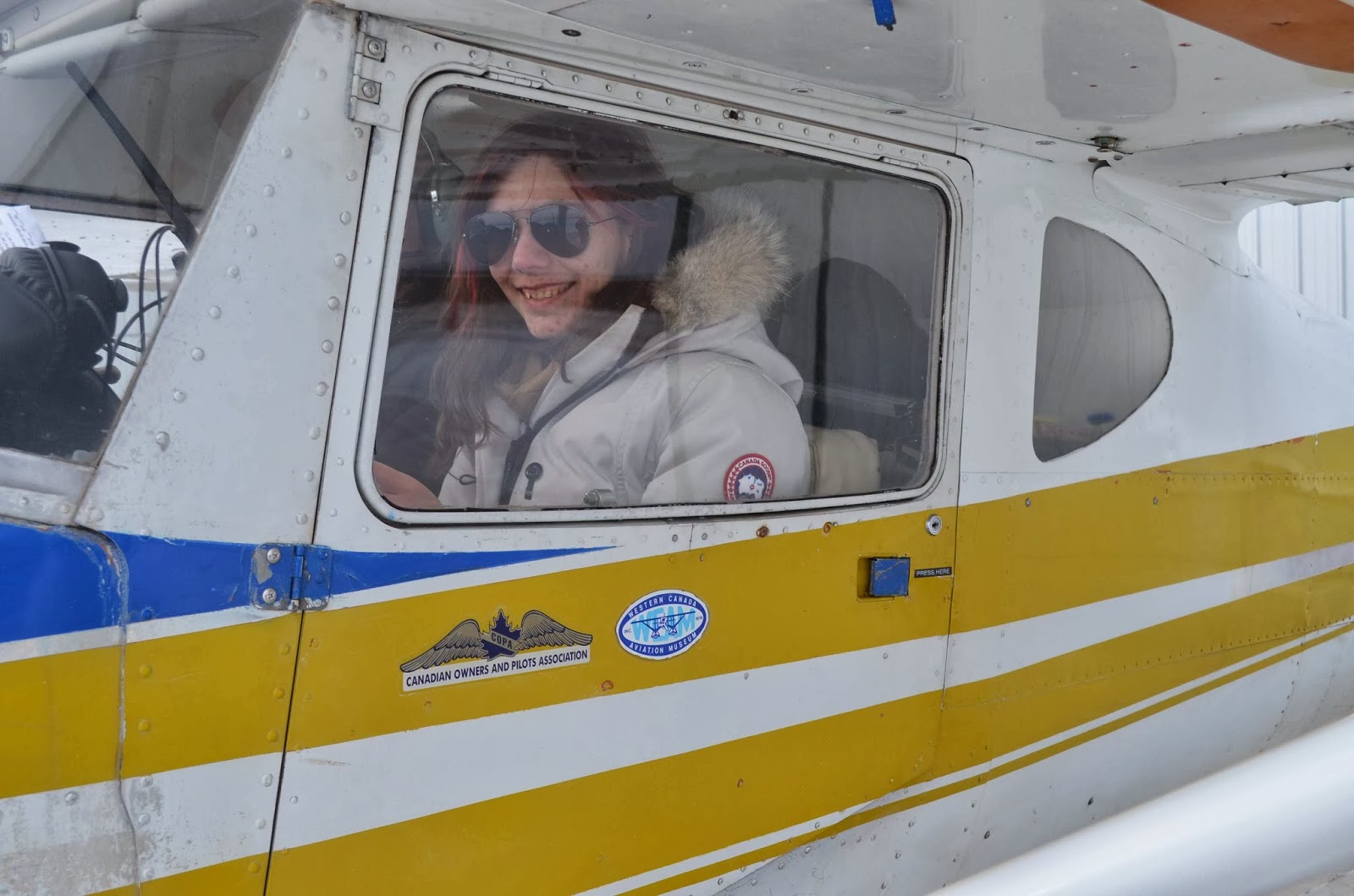 RAA Club Plane with 99s Cessna 150 C-FLUG at Lyncrest Airport, Winnipeg ...