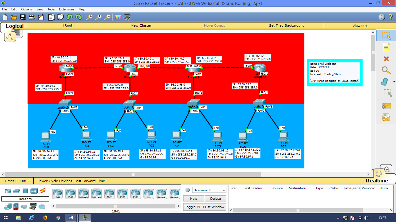 Konfigurasi Inter Vlan Routing Pada Cisco Packet Tracer