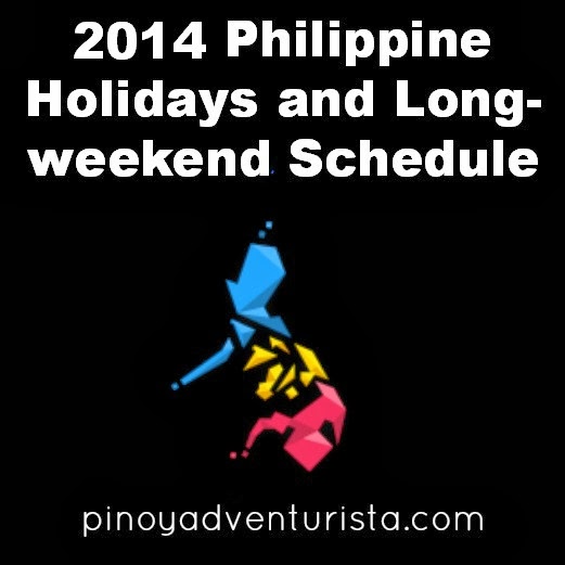 Pinoy Holidays: 2014 Philippine Holidays and Long-weekend Schedule ...