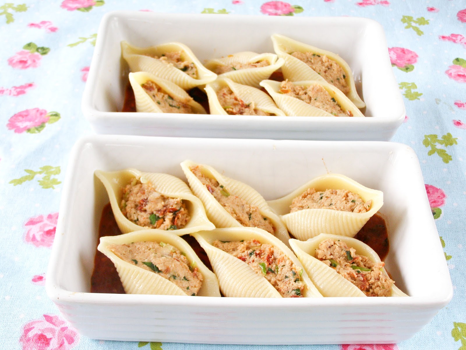maple•spice: Stuffed Jumbo Pasta Shell Lasagne