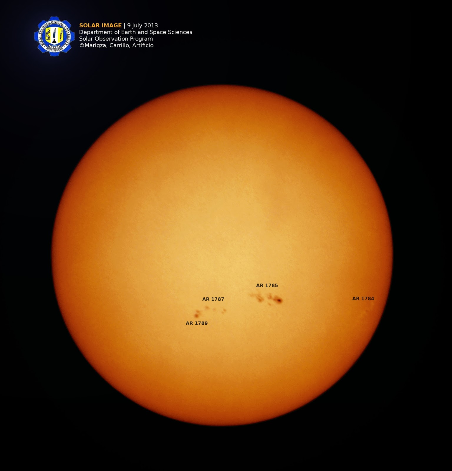 Stargazers: Solar Observation : 9 July 2013