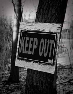 The Sketchpad: KEEP OUT Sign
