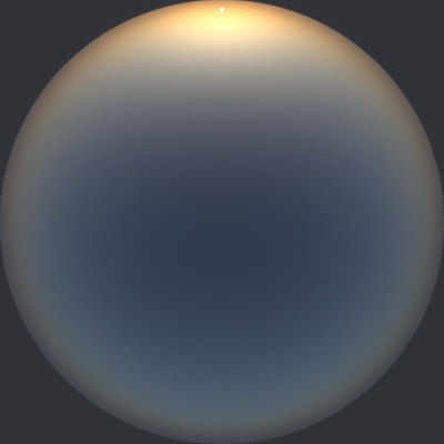 Sky Renderer by Peter Kutz: Converting Between Fisheye and Equirectangular