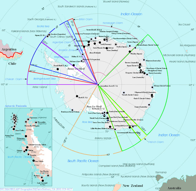 Antarktida - Hartat gjeografike në Antarktidë - Shqipëria Express