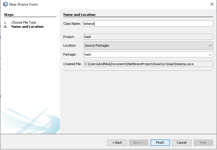 AndhikaC15 Person: Membuat Aplikasi Kasir Sederhana berbasis JAVA ...