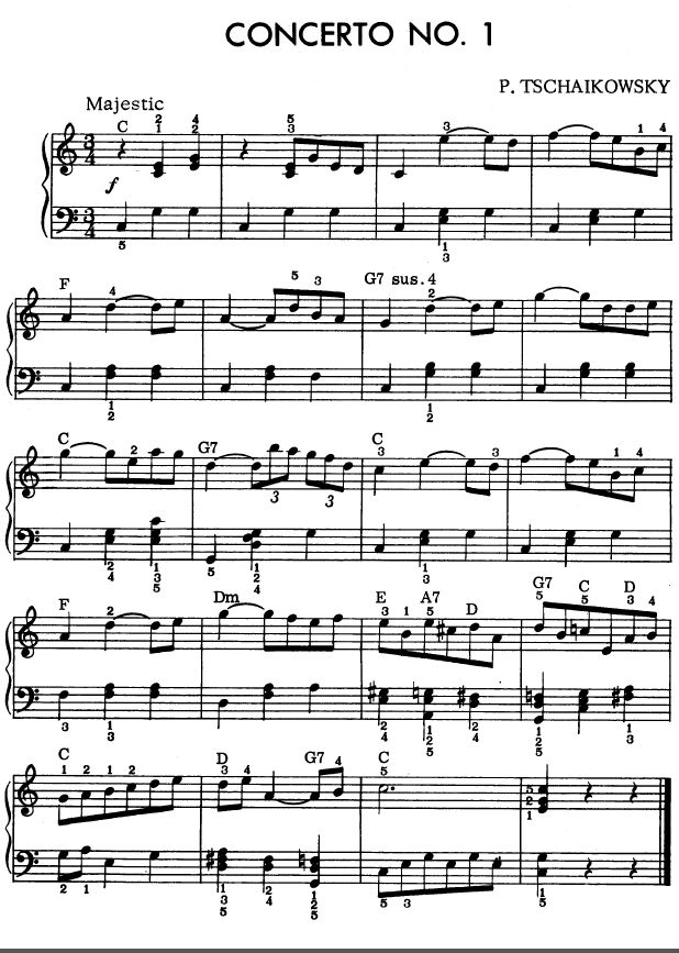 Aprender piano y guitarra: Partituras