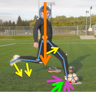 Biomechanics of a soccer penalty kick