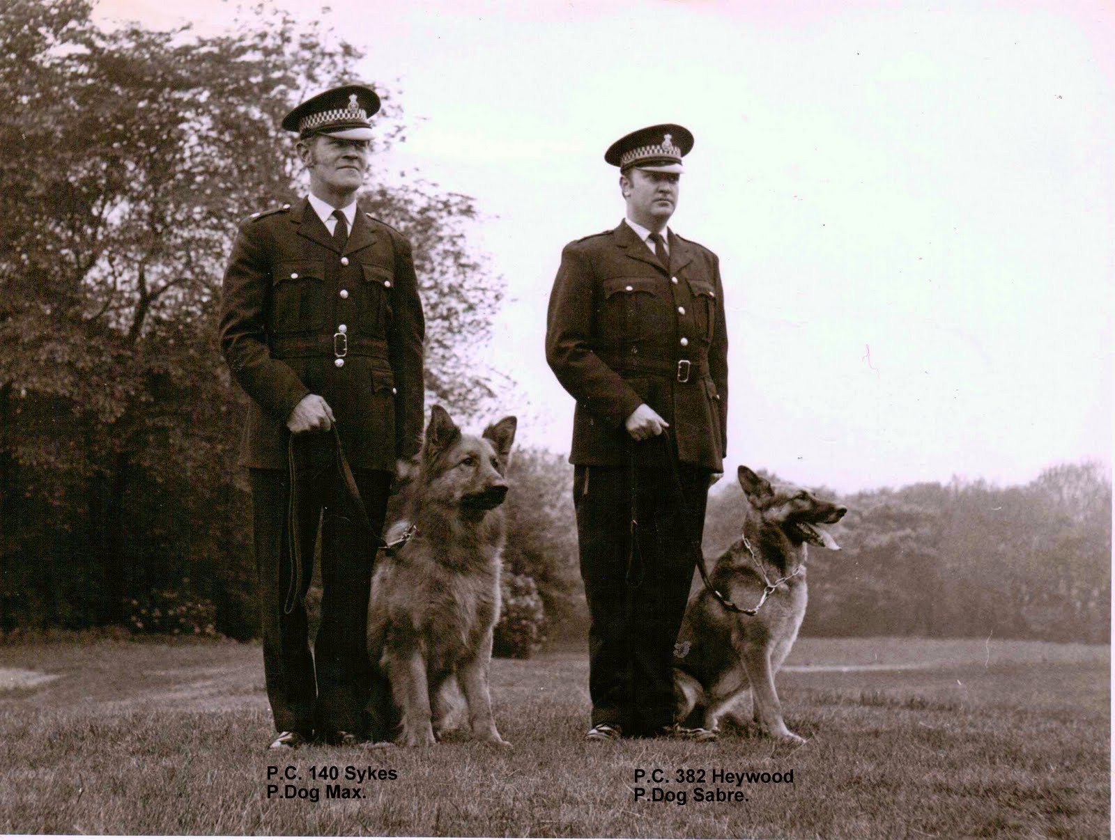 UK Police Dog history: Bradford City Police Dogs 1961-1974