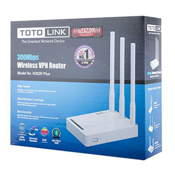 Totolink N302R Plus 300Mbps Router Nirkabel N - Puserba - Pusat Serba ...