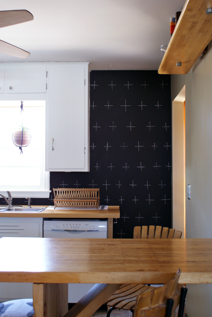 Fifty Two Weekends of DIY: A Design for the Chalkboard Backsplash