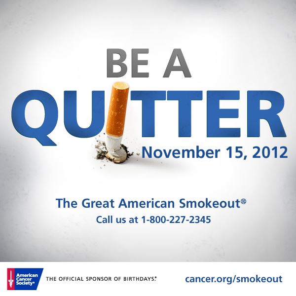 TWU Health Studies: 37th Annual Great American Smokeout!
