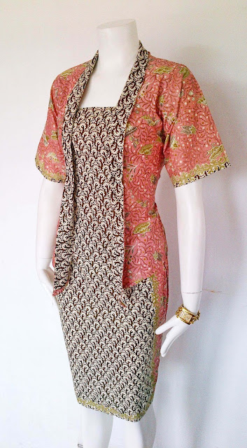 Higashi Raya : Model smock modern batik